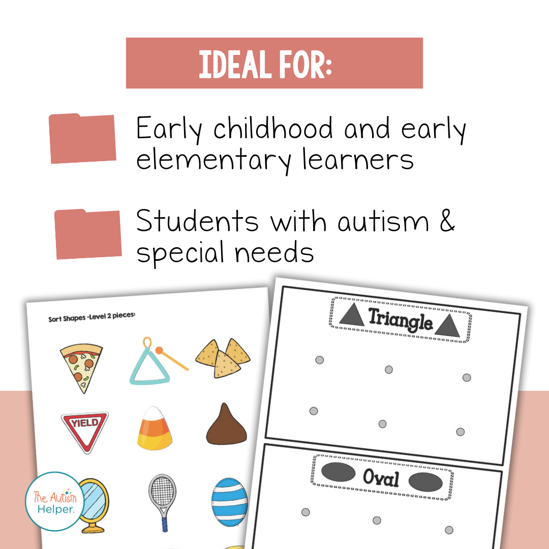 Shape File Folder Activities – The Autism Helper