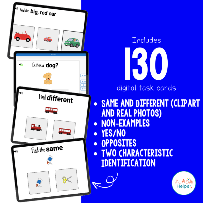 Advanced Receptive Language Skills Interactive Boom Cards – The Autism ...