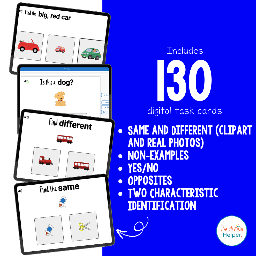 Advanced Receptive Language Skills Interactive Boom Cards – The Autism ...