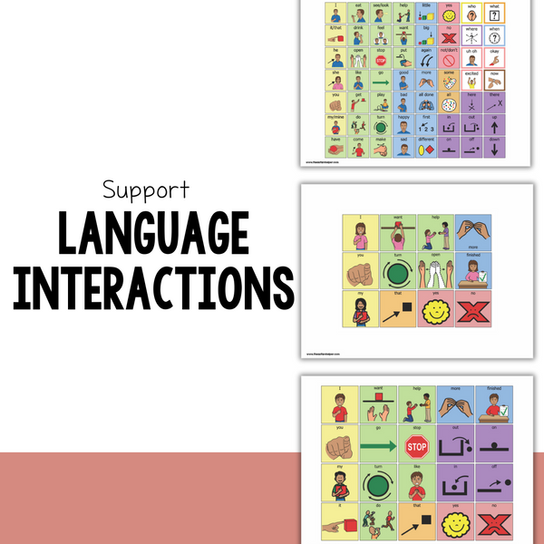 Core Board Set – The Autism Helper