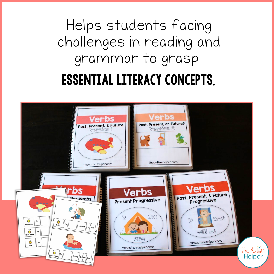 Verb Adapted Book Series – The Autism Helper