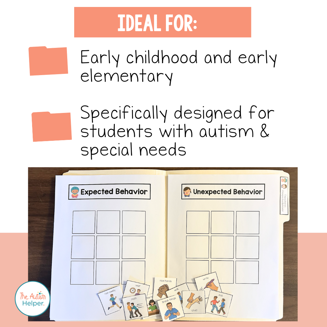 Behavior File Folder Activities – The Autism Helper