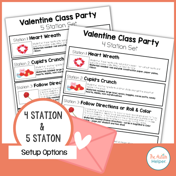 Valentine's Day Class Party Setup Kit – The Autism Helper
