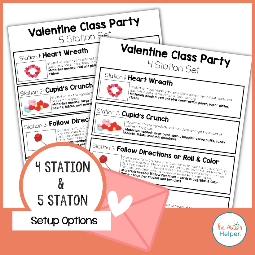 Valentine's Day Class Party Setup Kit – The Autism Helper