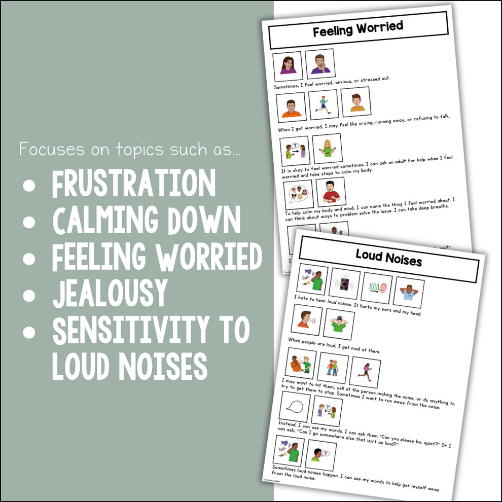 Visual Social Stories: Behavior Set – The Autism Helper