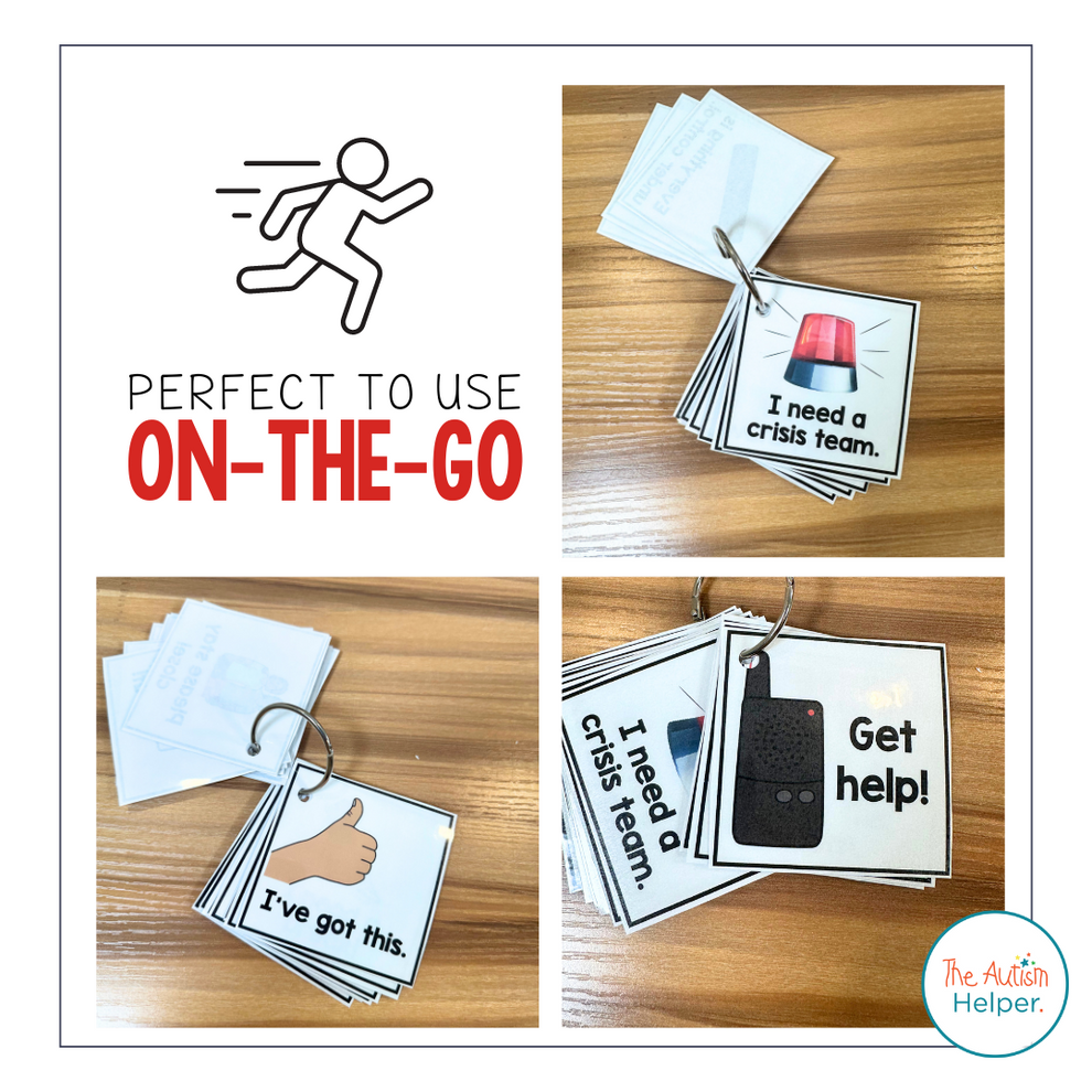 Behavior Crisis Visual Cards – The Autism Helper