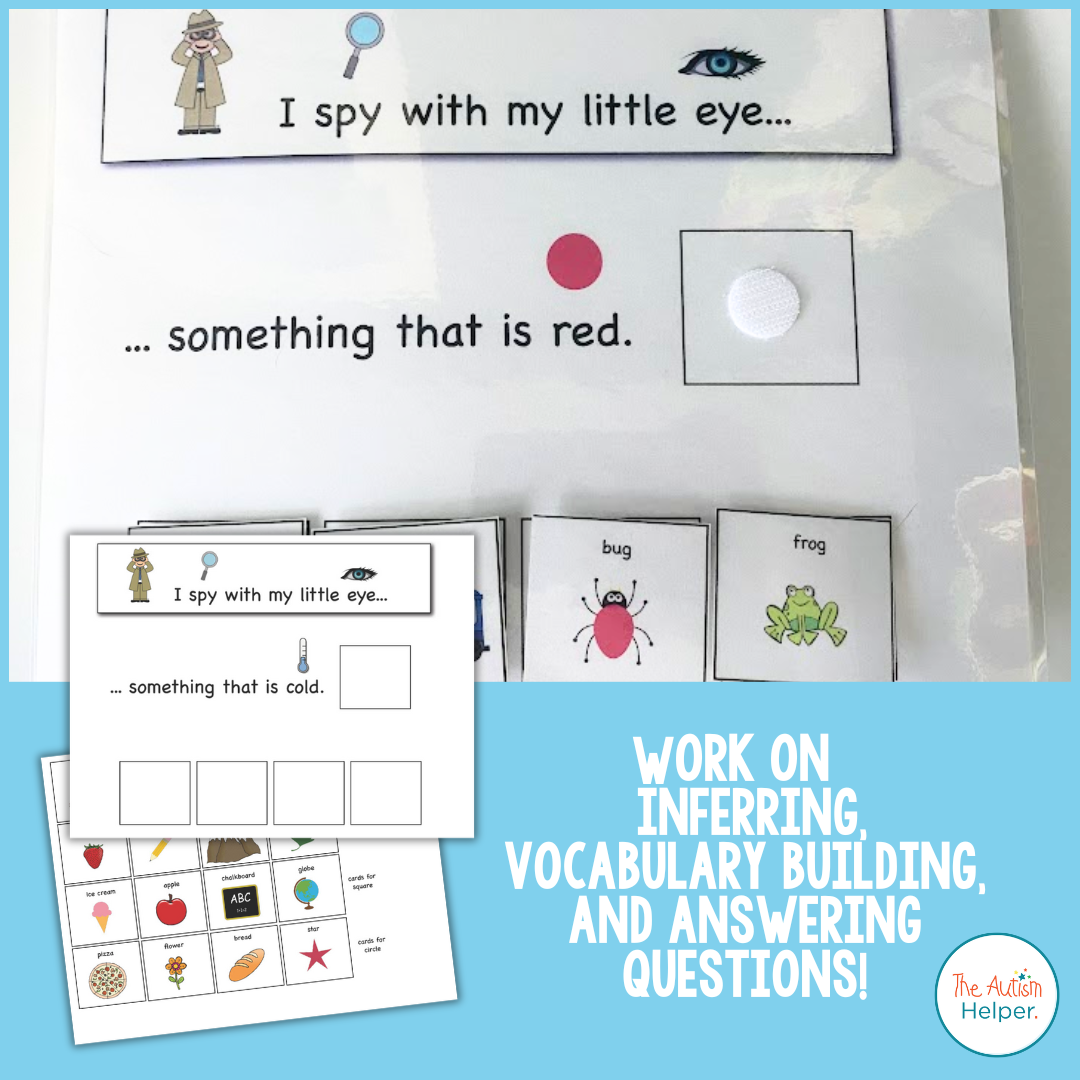 I Spy - Attributes & Inferences Adapted Book – The Autism Helper
