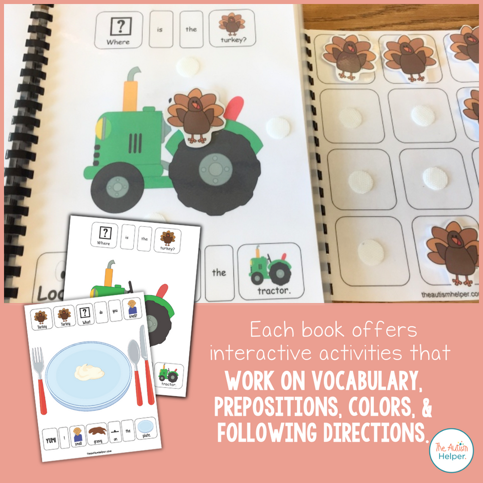 Thanksgiving Adapted Book Series – The Autism Helper