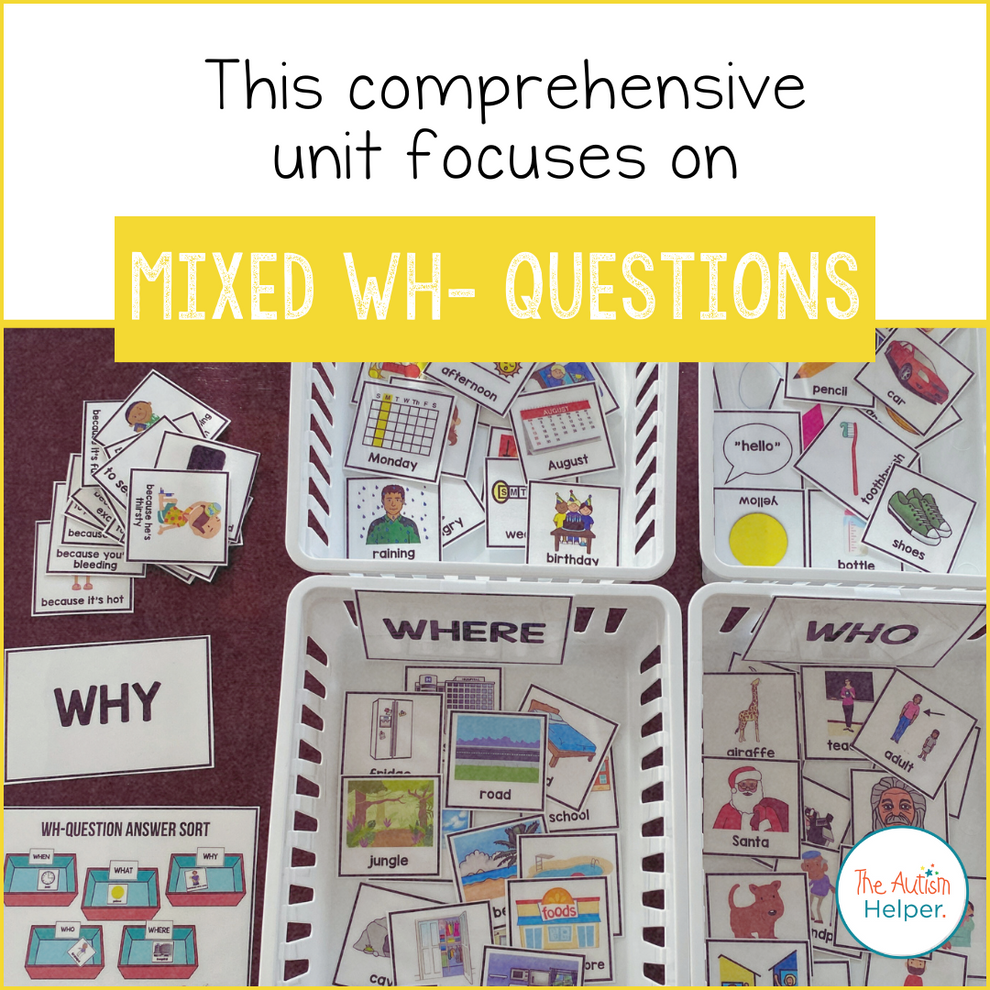 Mixed Wh-Question Unit – The Autism Helper