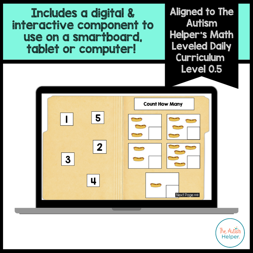 Level 0.5 Math Leveled Daily Curriculum FILE FOLDER ACTIVITIES – The ...