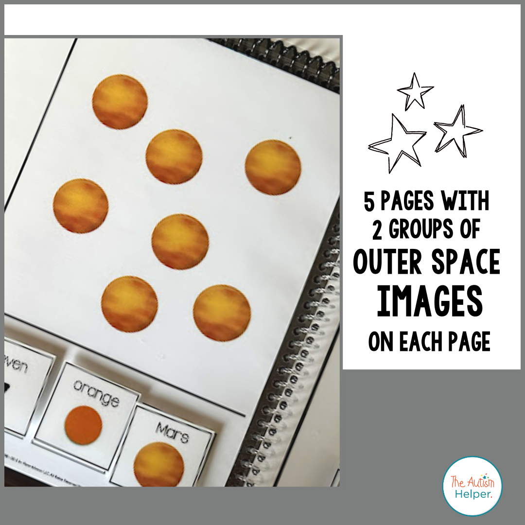 Count, Color, & Name Wh-Question Adapted Book - Outer Space – The ...