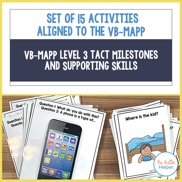 VB-MAPP Task Cards: Tact Level 3 – The Autism Helper