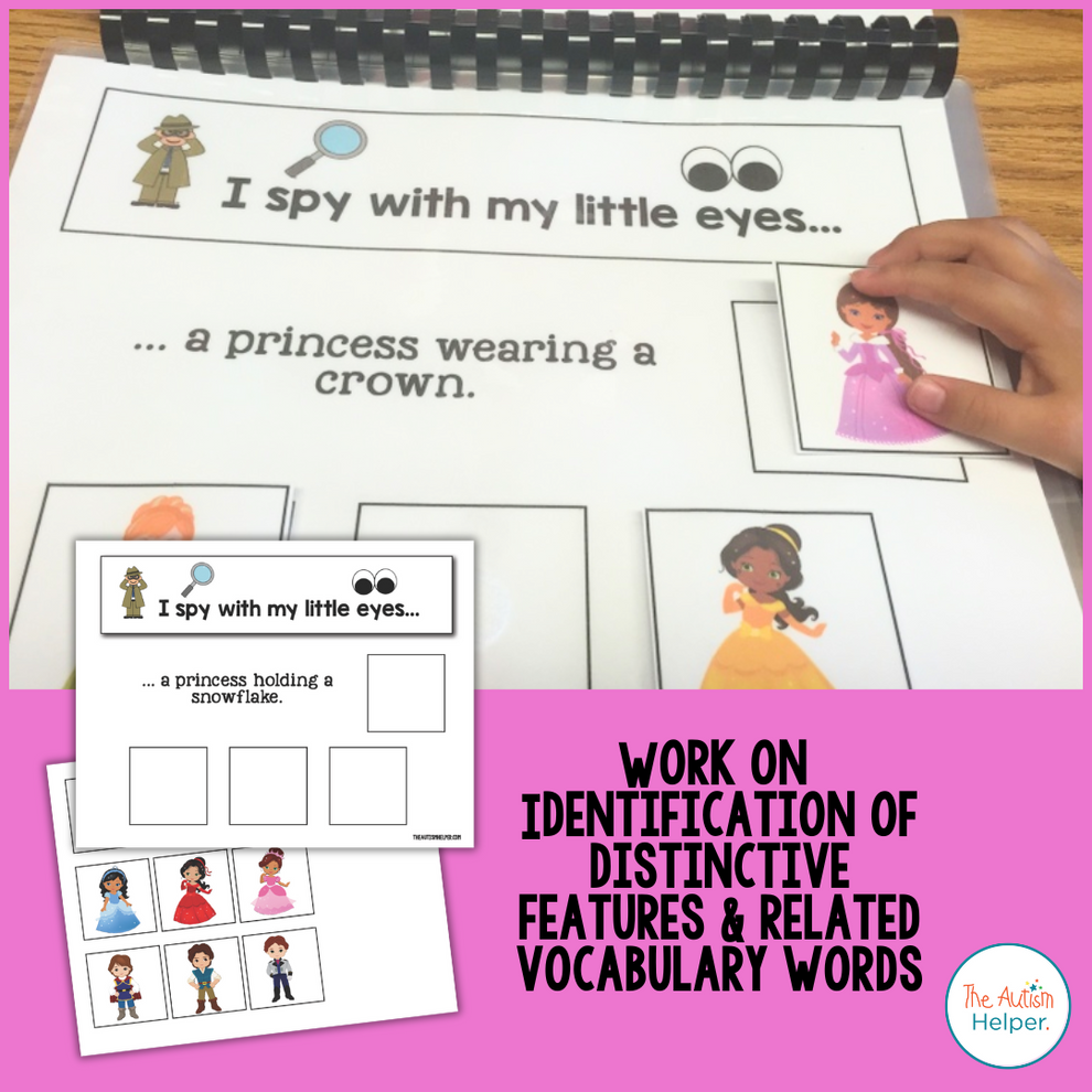 I Spy - Princesses Adapted Book – The Autism Helper