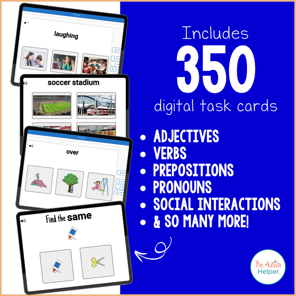Language Skills Interactive Boom Card BUNDLE – The Autism Helper