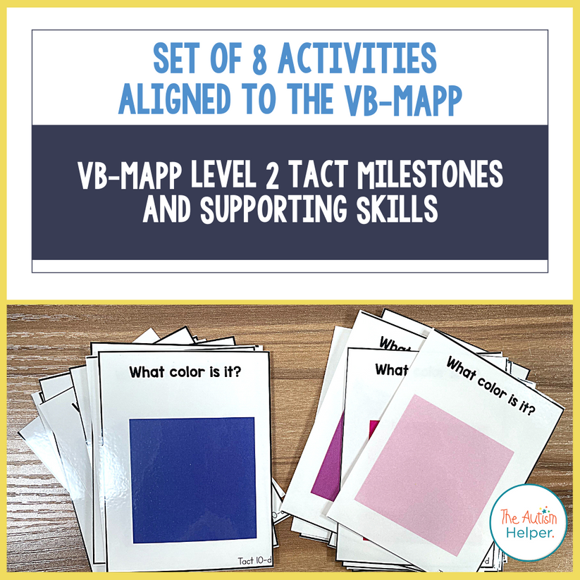 VB-MAPP Task Cards - Tact Level 2 – The Autism Helper