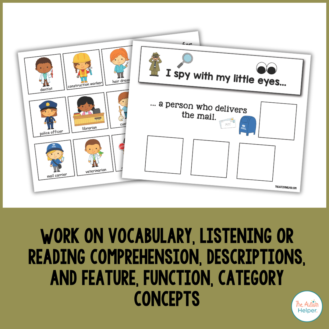 I Spy - Real & Make Believe Adapted Book – The Autism Helper