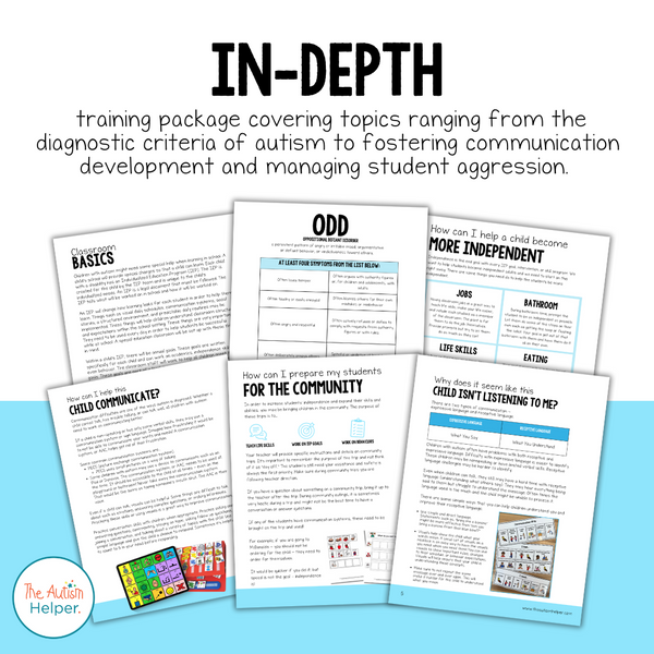 Paraprofessional Training Manual – The Autism Helper