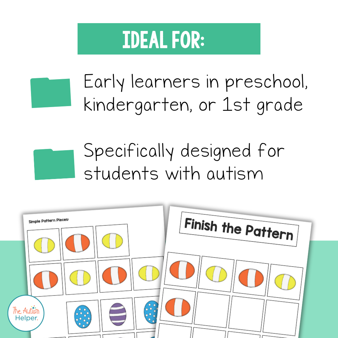 Easter File Folder Activities – The Autism Helper