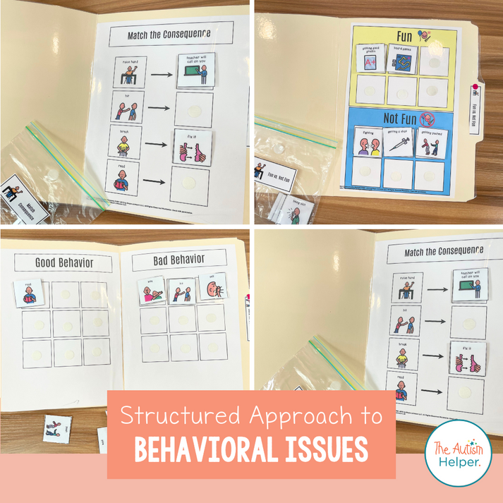 Behavior File Folder Activities – The Autism Helper
