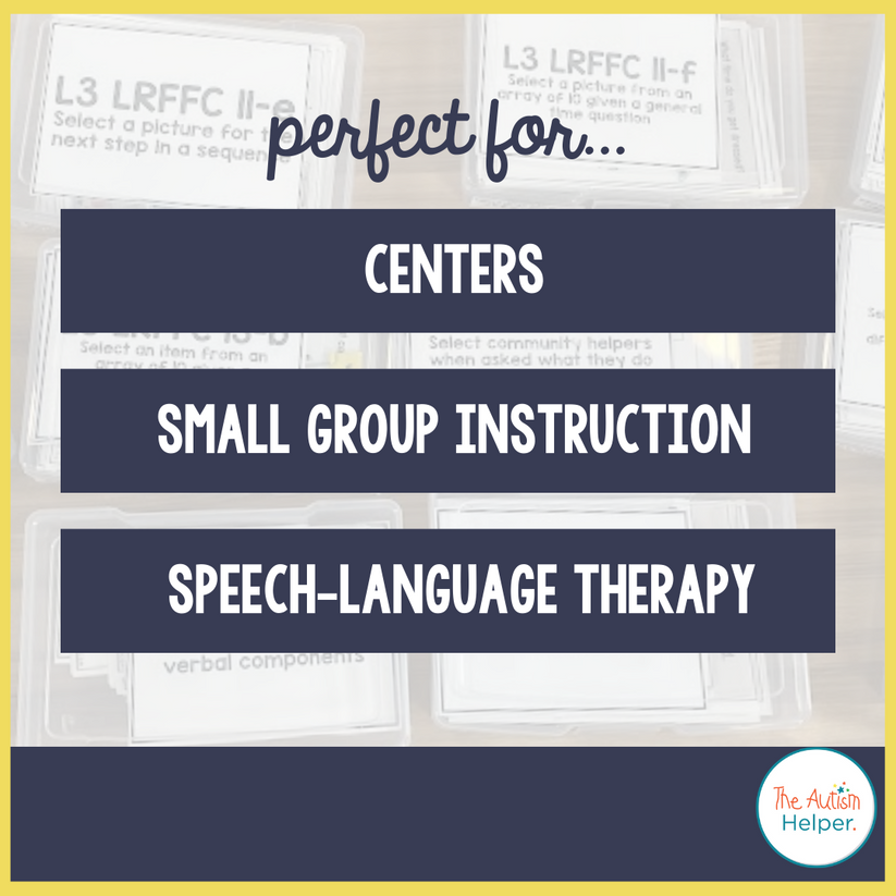 VB-MAPP Task Cards: Function, Feature, and Class Level 3 – The Autism ...