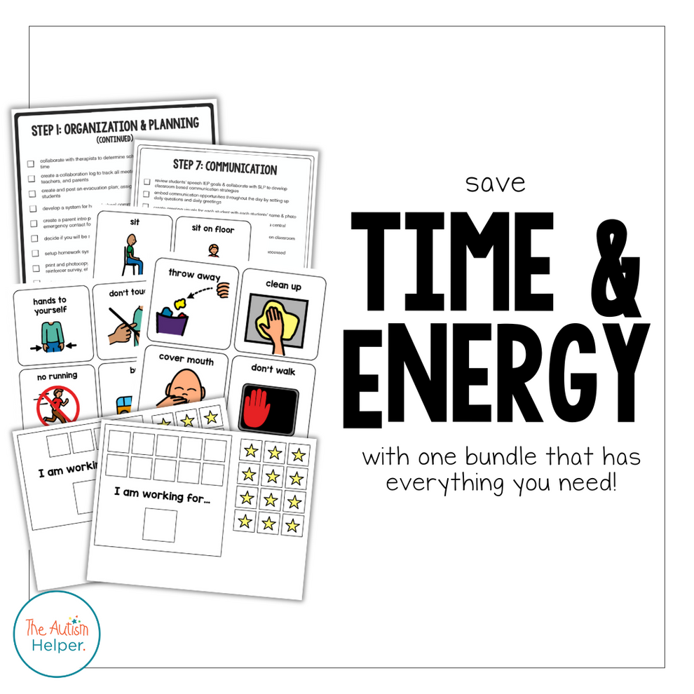 Classroom Starter Pack Bundle – The Autism Helper