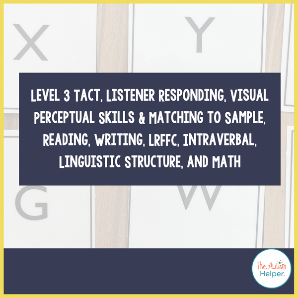 VB-MAPP Task Cards {LEVEL 3 BUNDLE} – The Autism Helper