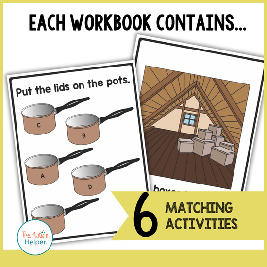 Intermediate Matching Weekly Workbooks - Life Skills – The Autism Helper