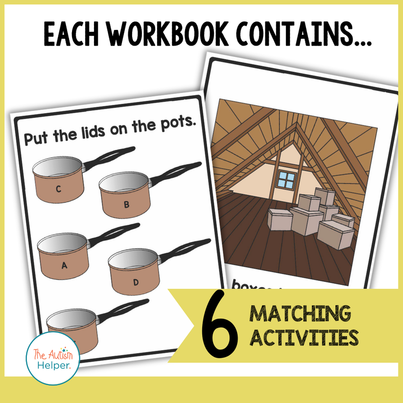Intermediate Matching Weekly Workbooks - Life Skills – The Autism Helper