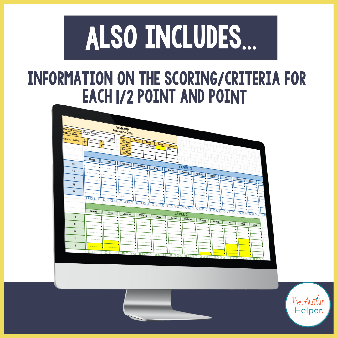 VB-MAPP Digital Master Scoring Forms – The Autism Helper
