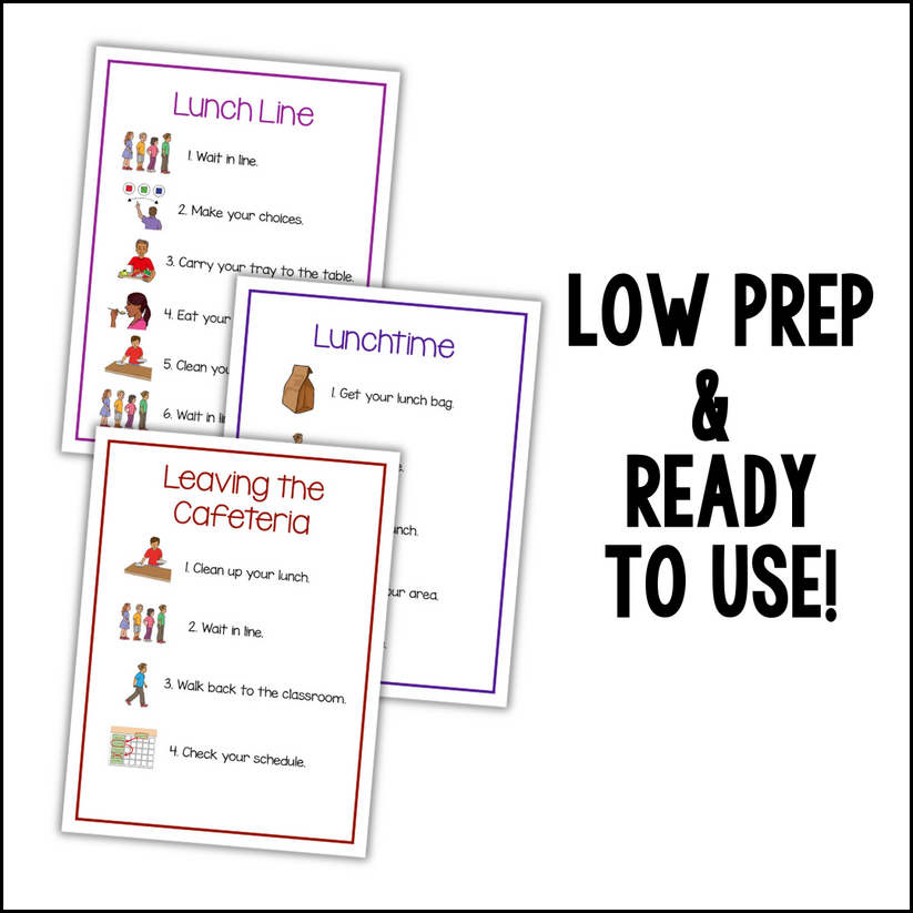 Classroom Routines Visuals – The Autism Helper