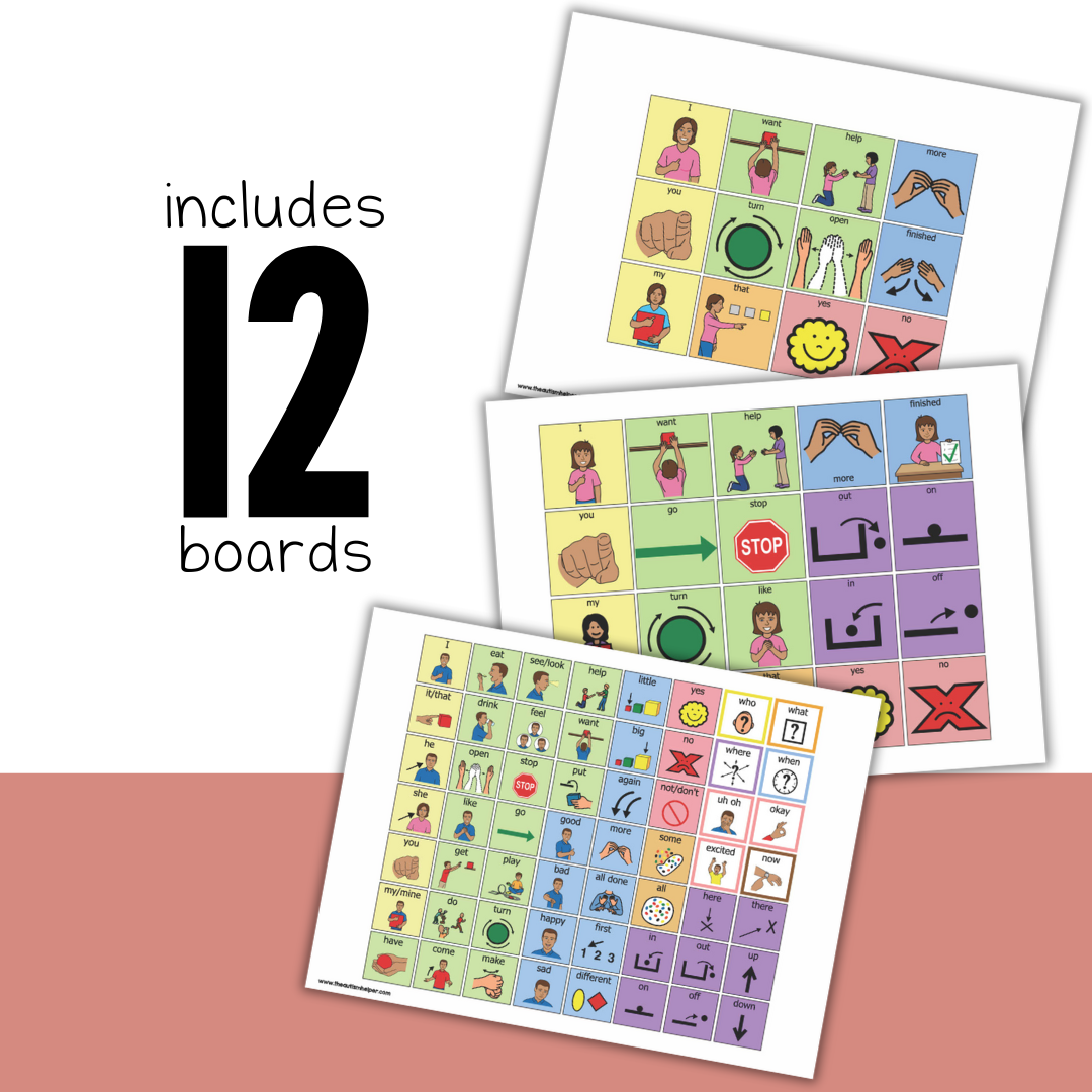 Core Board Set – The Autism Helper