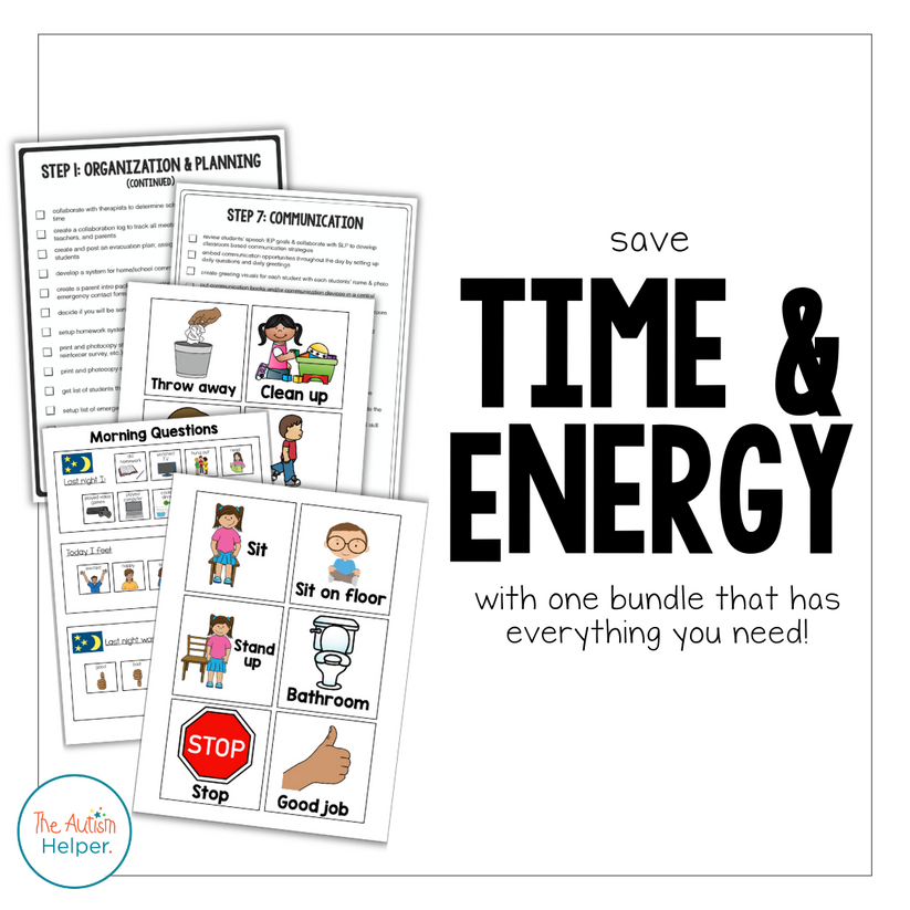 Classroom Starter Pack Bundle – The Autism Helper