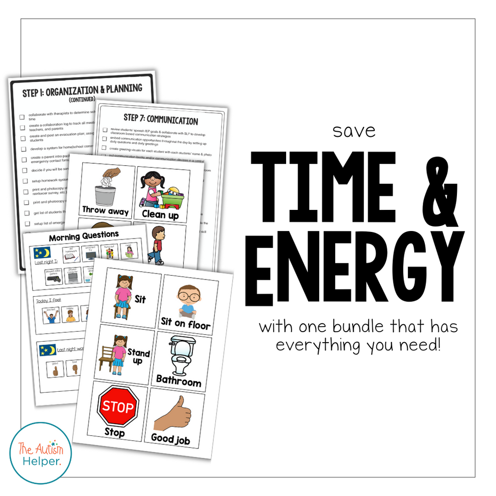 Classroom Starter Pack Bundle – The Autism Helper