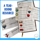 Copy & Trace Seasonal Vocabulary – The Autism Helper