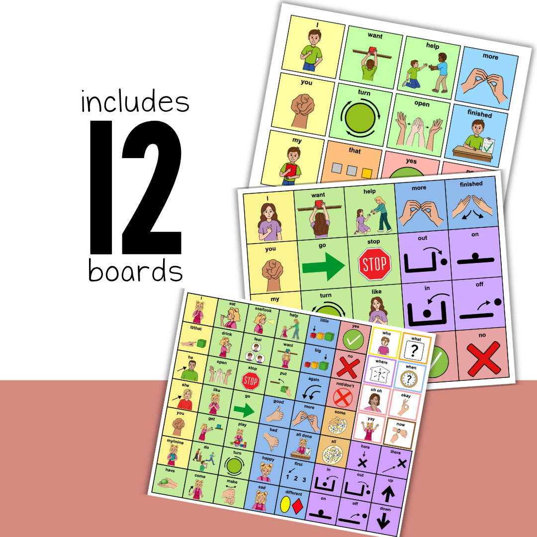 Core Board Set – The Autism Helper