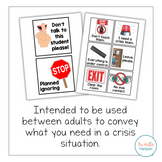 Behavior Crisis Visual Cards – The Autism Helper