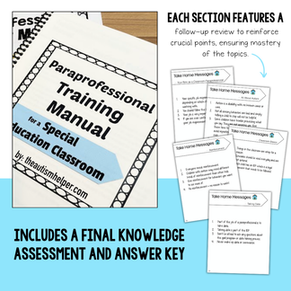 Paraprofessional Training Manual – The Autism Helper