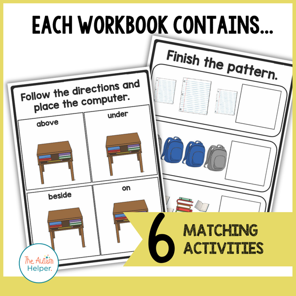 Complex Matching Weekly Workbooks - Life Skills – The Autism Helper