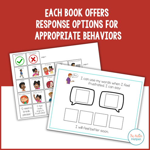 Behavior Social Story Adapted Book Series – The Autism Helper