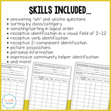 Editable Discrete Trial Data & Goal Sheets Set 3 – The Autism Helper