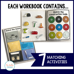 Easy Matching Weekly Workbooks - Community Helpers – The Autism Helper