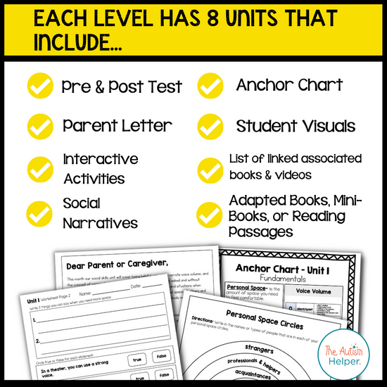 Social Skills Leveled Daily Curriculum {BUNDLE} – The Autism Helper