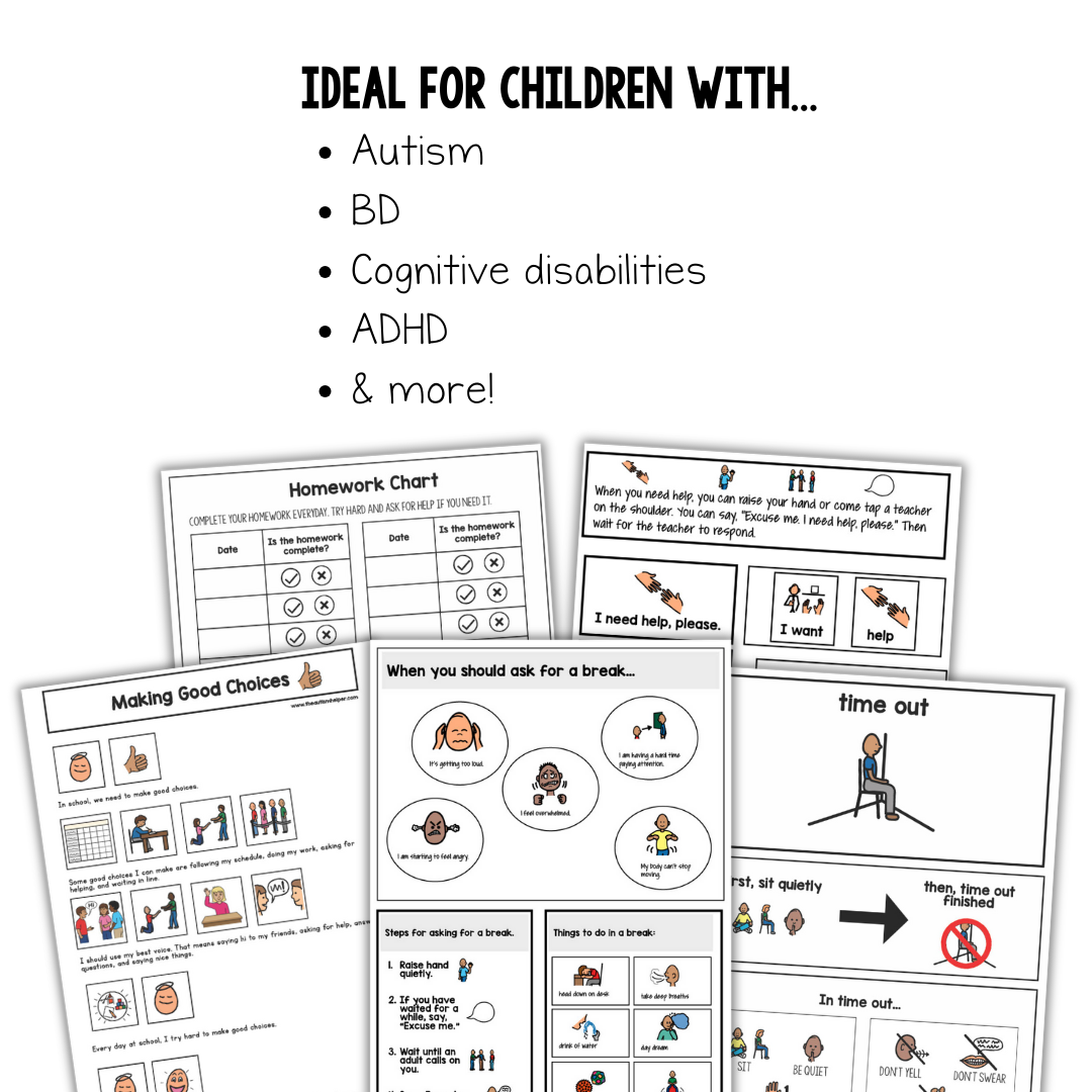 Ultimate Packet of Behavior Management Tools – The Autism Helper