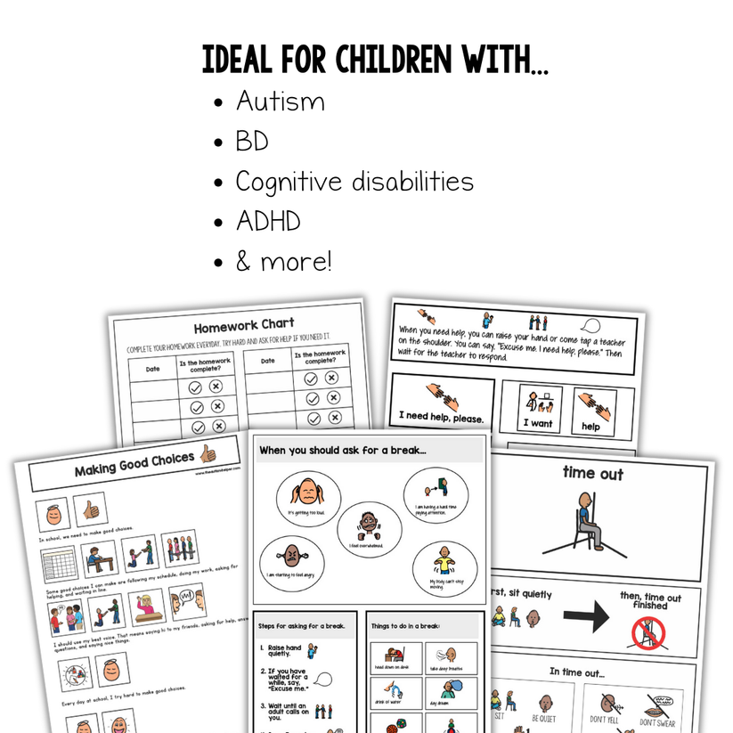 Ultimate Packet of Behavior Management Tools – The Autism Helper