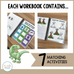 Easy Matching Weekly Workbooks - Dinosaur Edition – The Autism Helper