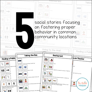 Visual Social Stories: Community Set 2 – The Autism Helper