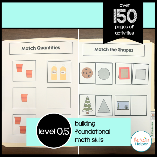 Level 0.5 Math Leveled Daily Curriculum FILE FOLDER ACTIVITIES – The ...