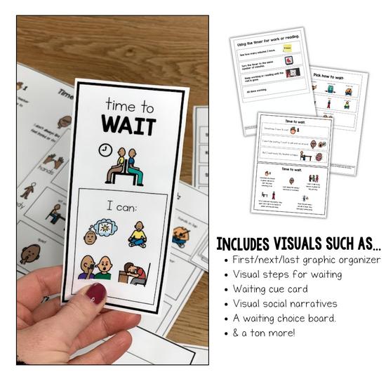 Time Management and Waiting Visuals – The Autism Helper