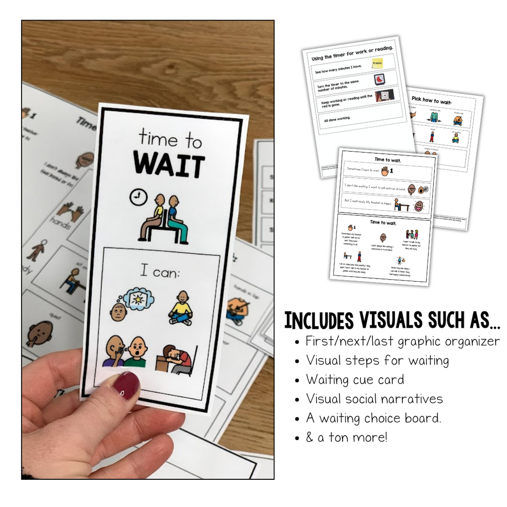 Time Management and Waiting Visuals – The Autism Helper