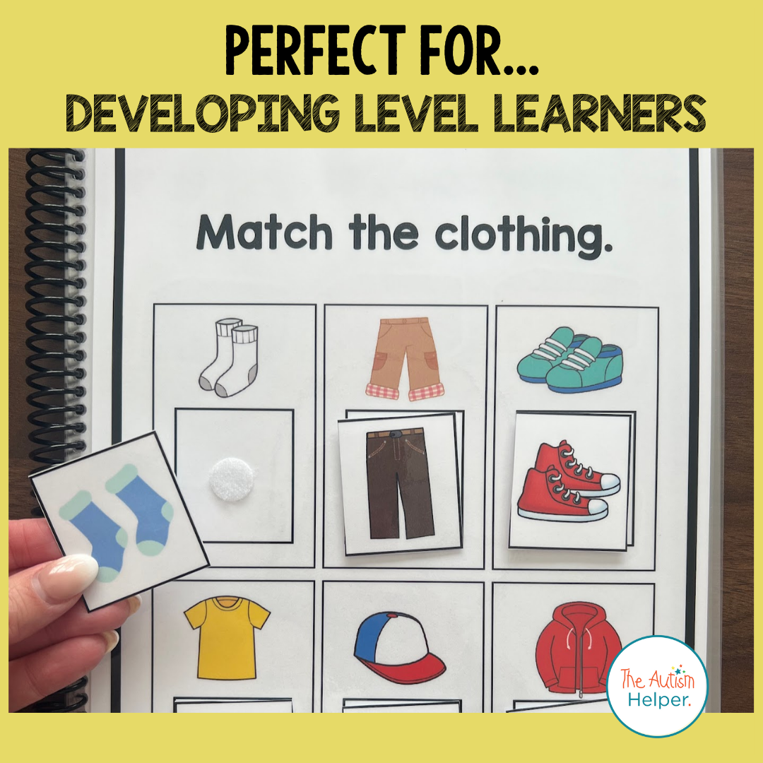 Intermediate Matching Weekly Workbooks - Life Skills – The Autism Helper